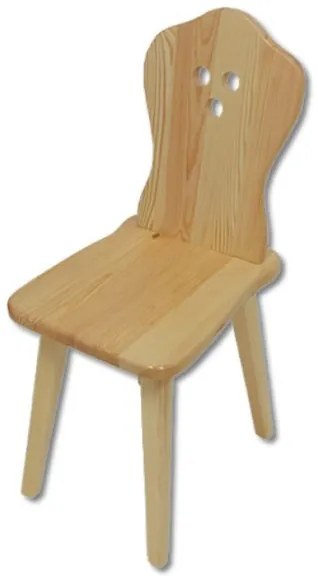 Dřevěná jídelní židle KT110, borovice (Barva dřeva: Ořech)