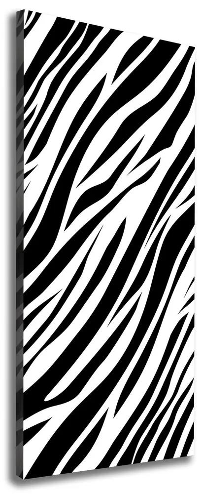 Wallmuralia Foto obraz na plátně do obýváku Zebra pozadí 50x125 cm