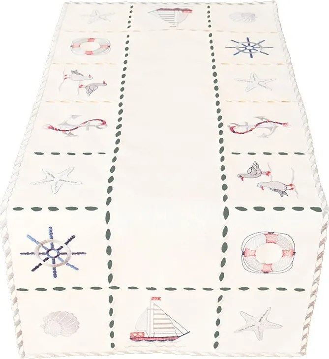 Ubrus Námořnické symboly 40 × 90 cm