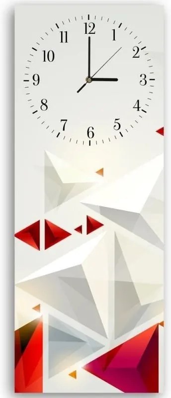 Nástěnné hodiny CARO Abstract 3 30x90 cm