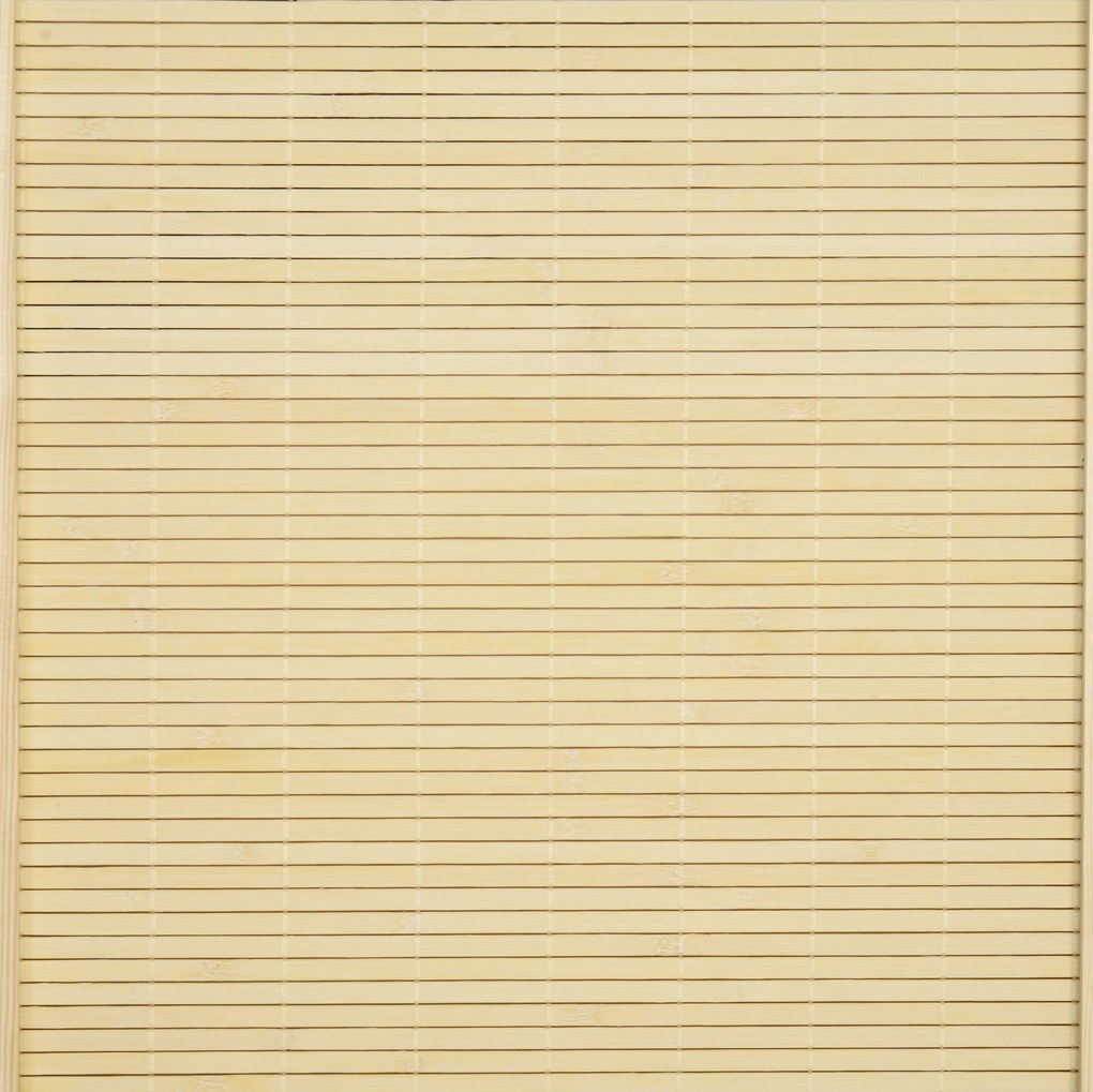 HOMCOM Bambusový pokojový paravan 6 panelů 270 x 180 cm skládací dělicí stěna - Přírodní