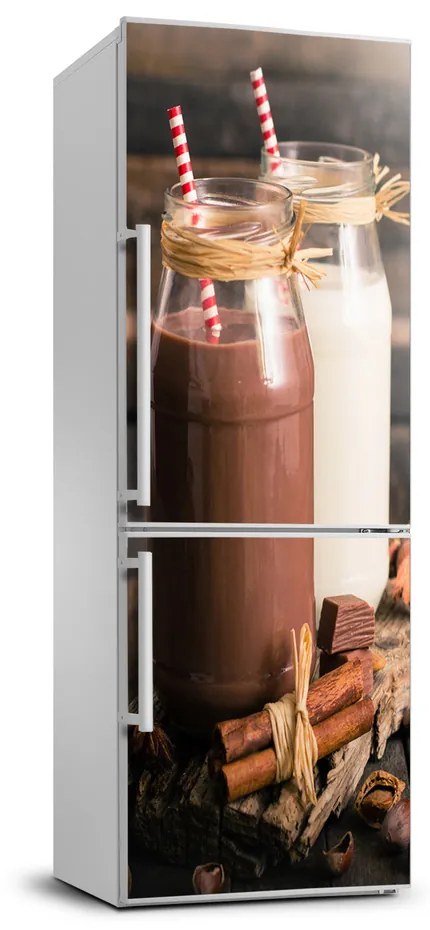 Wallmuralia Nálepka na ledničku fototapeta Mléčný koktejl 60x180 cm