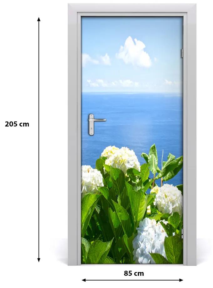 Fototapeta na dveře Hortensje moře 85x205 cm