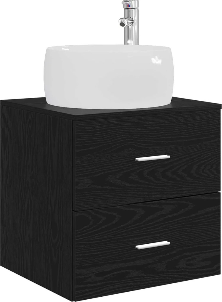 Sada koupelnového nábytku 3 ks Černá 49,5 x 44,5 x 66 cm 3405932