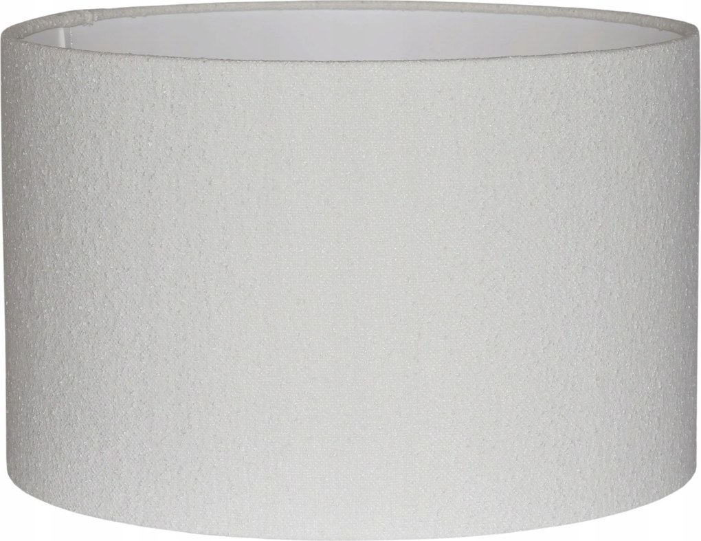 Stínidlo na stojací lampu Závěsný válec 30/20 cm E27 Bílý Boucle Venosa