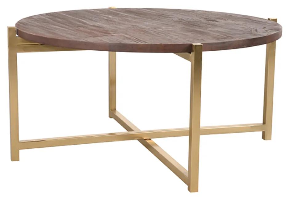 LABEL51 Konferenční stolek Dox - Espresso - mangové dřevo