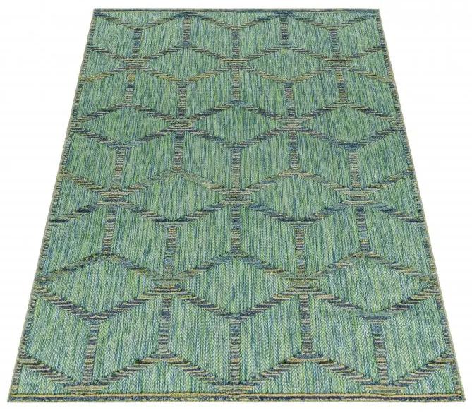 Ayyildiz Kusový koberec BAHAMA 5151, Zelená Rozměr koberce: 140 x 200 cm