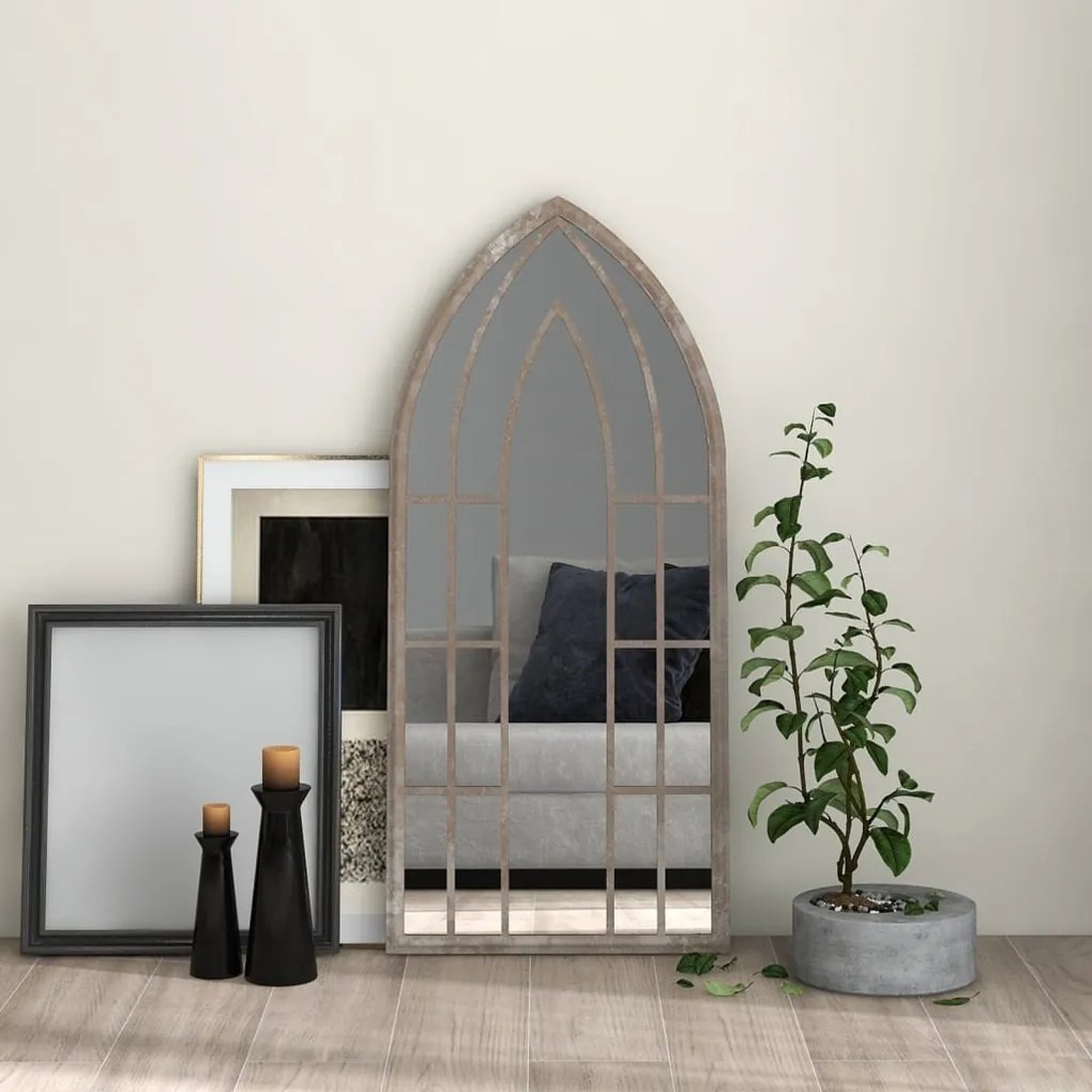 Zrcadlo pískové 100 x 45 cm železo do interiéru 3093523