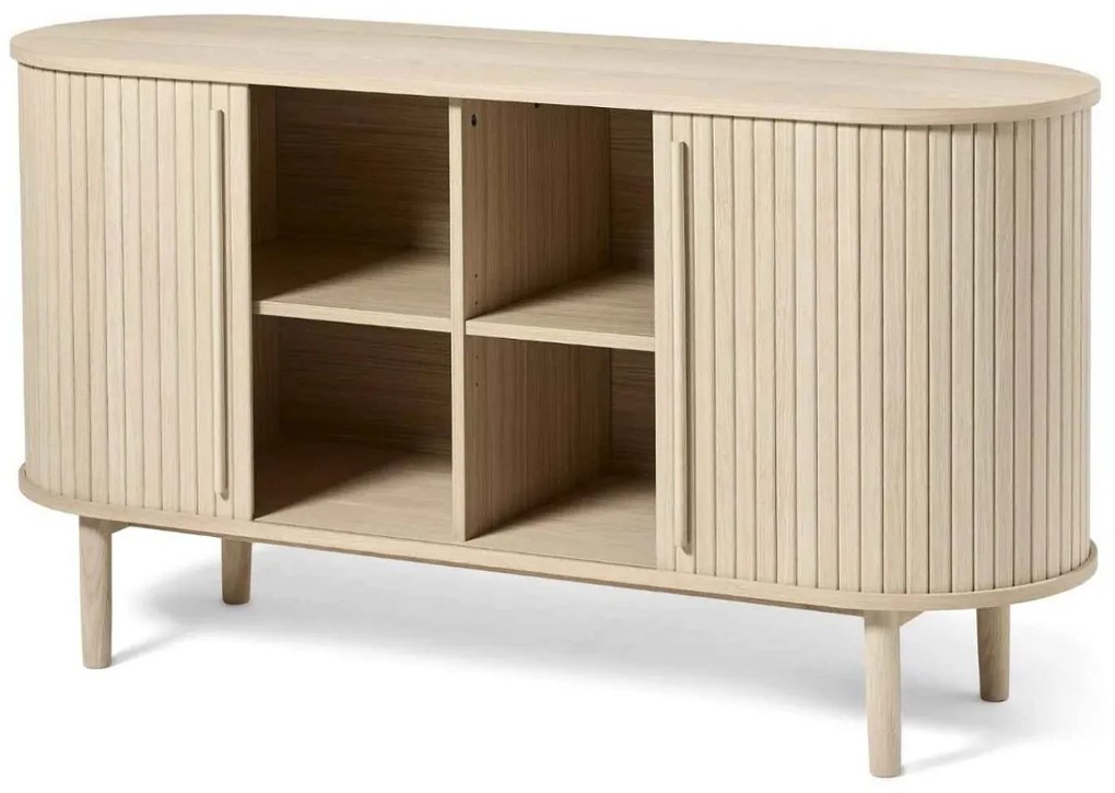 Designová komoda Palomino 140 cm bílý dub