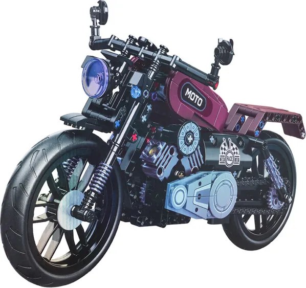 Stavebnice motocyklu JIQILE No.47113, 469 dílků