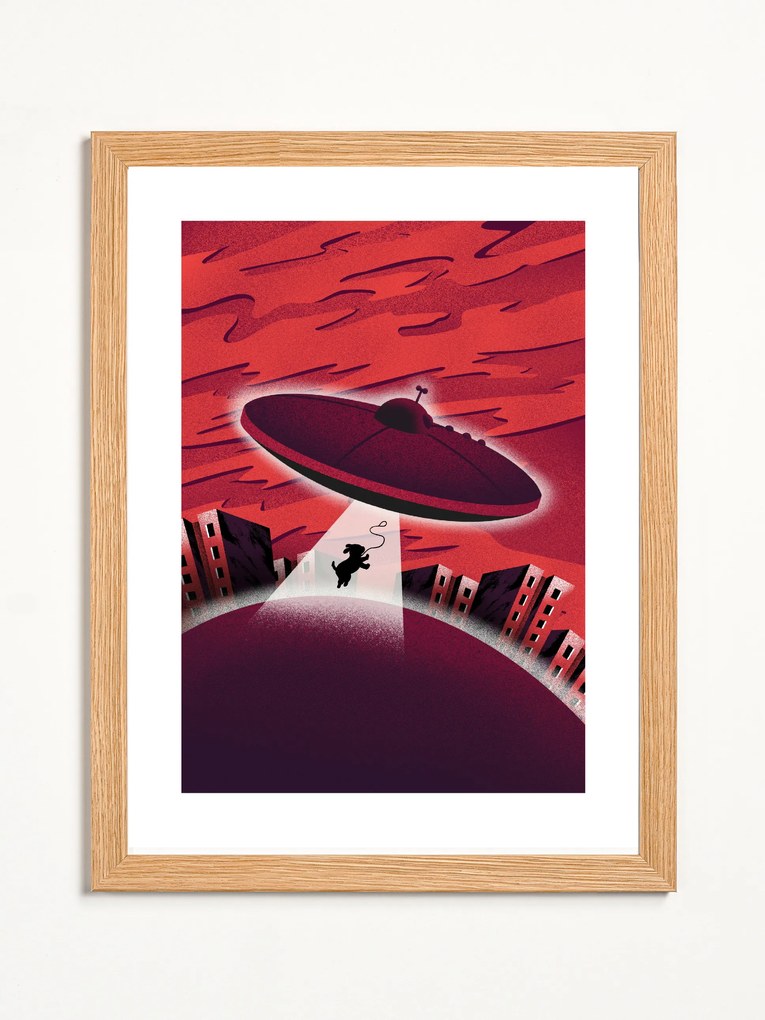 Ondrej Časnocha | Blízke stretnutie vrakunskeho druhu Rám: Bez rámu, Velikost: 40 x 30 cm