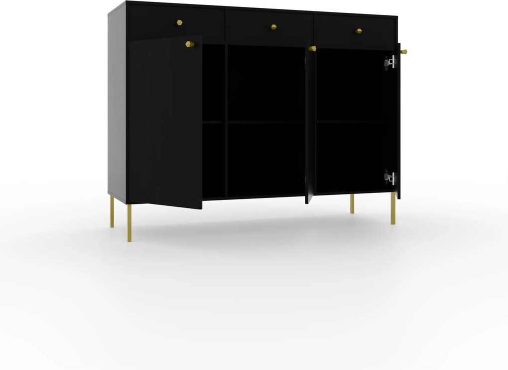 ADRK Furniture Komoda 3D 3S Tili ADRK-CHES-TIL-3D-3S-B