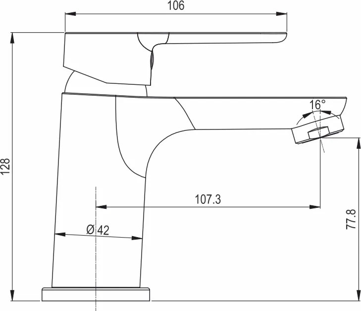 Mereo Mereo, Umyvadlová stojánková baterie vyšší, Zuna, s výpusti, chrom, CB10104Z