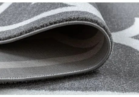 koberec SKETCH F730 vzor Marocký jetel, Mříž šedá /bílá velikost 200x290 cm | krásné koberce cz