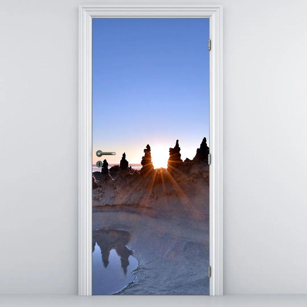 Fototapeta na dveře - Písečná scenérie (95x205cm)