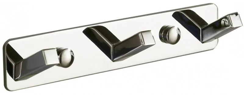 Mexen příslušenství, Věšák na ručníky 3-háčky, chrom, 709173-00
