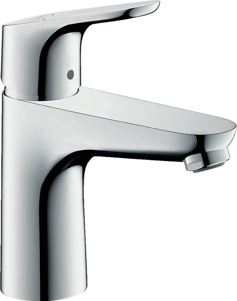 Hansgrohe Focus E2, umyvadlová baterie 110 bez odtokové soupravy, chromová, 31517000