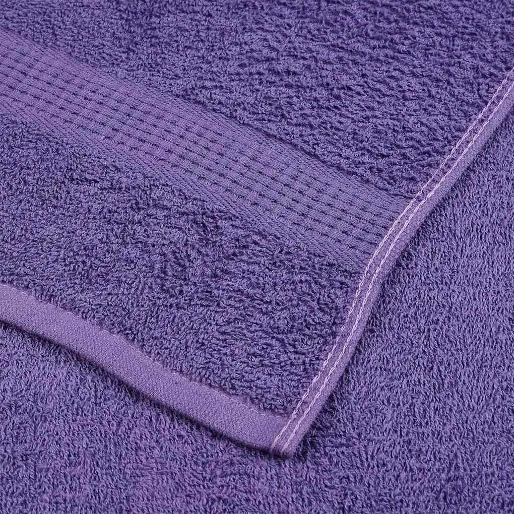 Ručníky pro hosty FROGN 4 ks fialové 30x50 cm 360 g/m² 136876