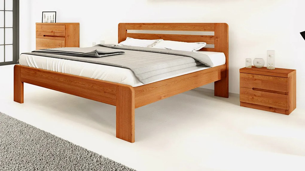 Postelia noční stolek PALERMO 45 cm 50x40 cm - masiv Buk