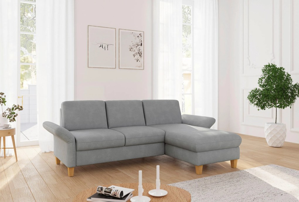 XXXLutz ROHOVÁ SEDAČKA, textil, šedá Sit & More - Sedací soupravy - 000144016105