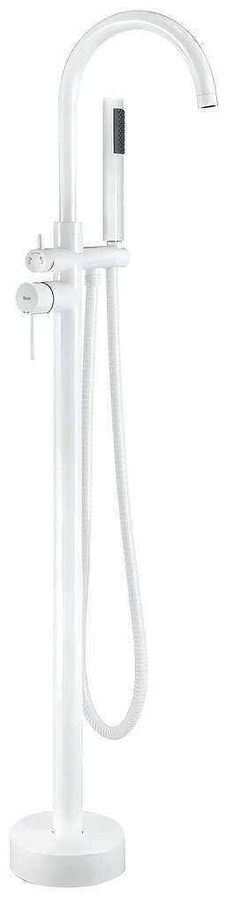 Rea Lungo, volně stojící baterie h-1105, bílá, REA-B7494