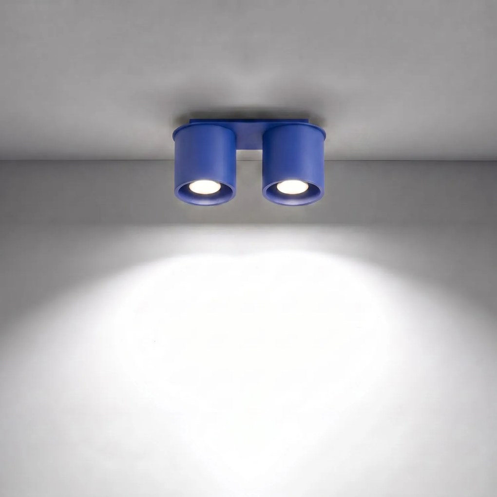 Sollux Lighting Stropní svítidlo ORBIS 2 ultramarín