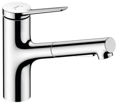 Hansgrohe Zesis dřezová baterie s vytahovací sprškou, 2 proudy chrom 74810000
