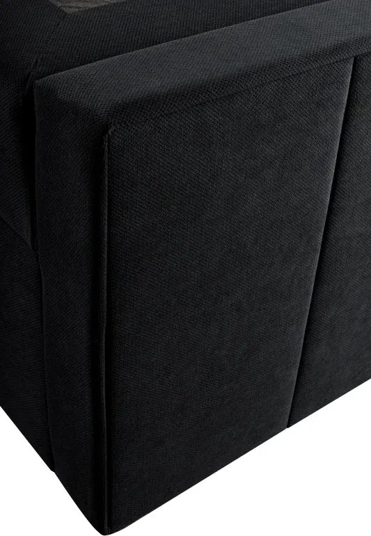 Boxspring postel RITA, 200x160, antracitová (pretty 21)
