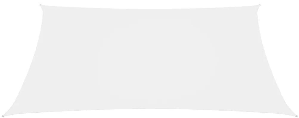 vidaXL Stínící plachta oxfordská látka obdélníková 5 x 6 m bílá