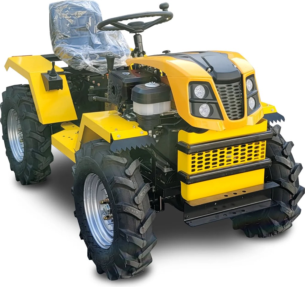 Tauros ZX18 4x4 / benzin - malotraktor s kosou a kultivátorem
