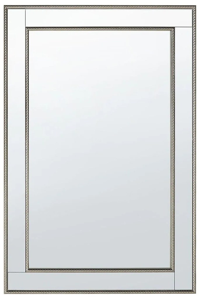 Nástěnné zrcadlo 60 x 90 cm zlaté / stříbrné FENIOUX Beliani