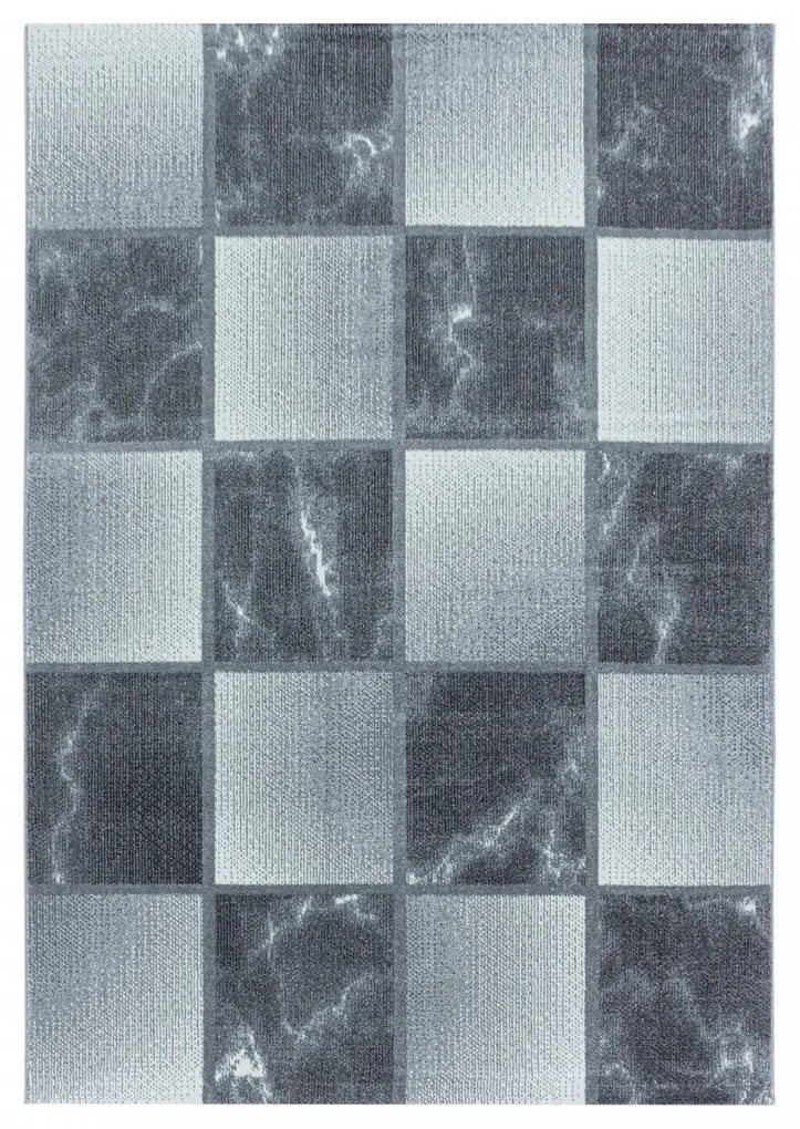 Ayyildiz, Kusový koberec Ottawa 4201 grey, 140x200, šedá, chodba / předsíň