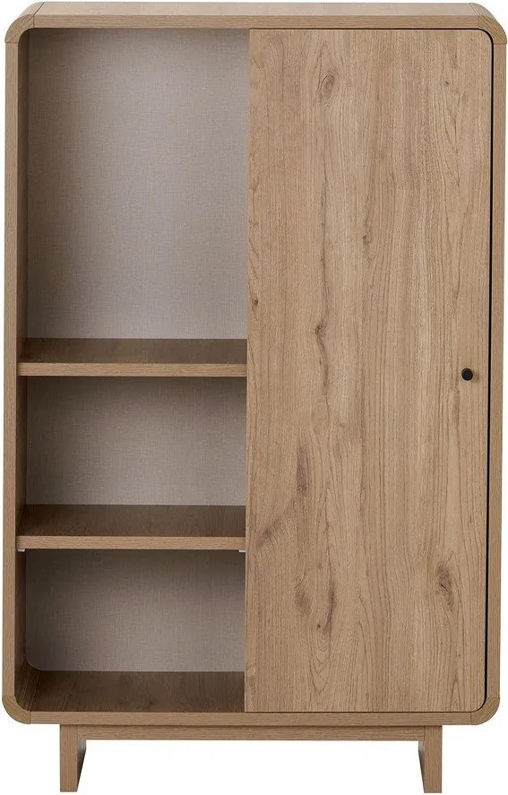 Skříňka v dekoru dubu ve světle přírodní barvě 70x110x34 cm Torina – Nordure