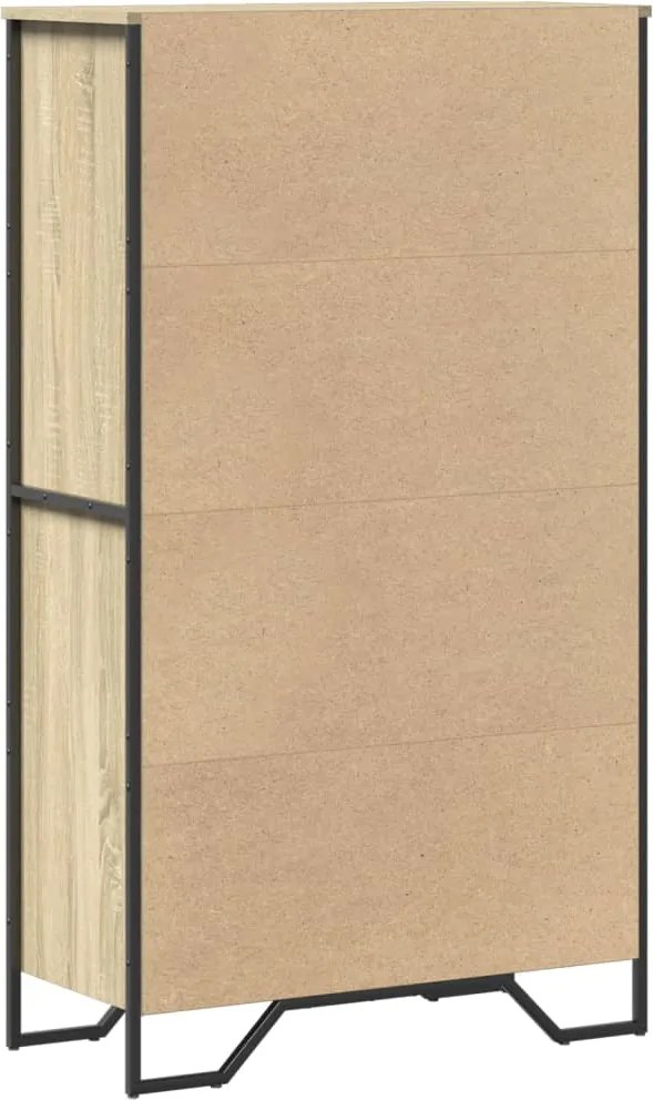 Highboard dub sonoma 79,5 x 35,5 x 137,5 cm kompozitní dřevo 3295308
