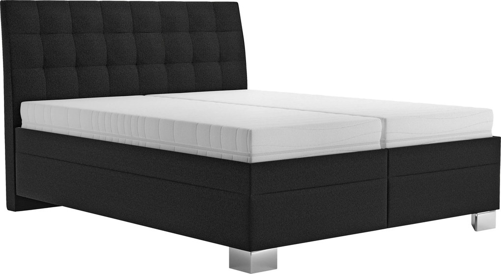XXXLutz ČALOUNĚNÁ POSTEL, 160/200 cm, hnědá Blanar - Postele s úložným prostorem - 002648009809