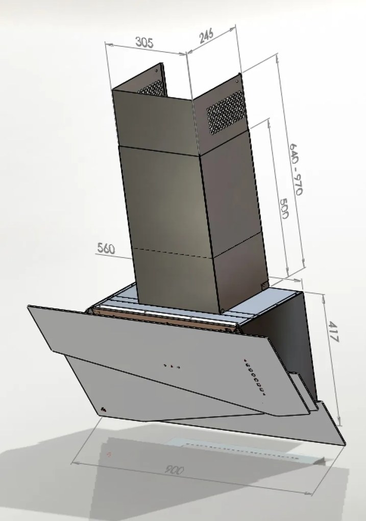 Ciarko Design Odsavač par Ciarko Design Trio Inox (CDP9001CI)