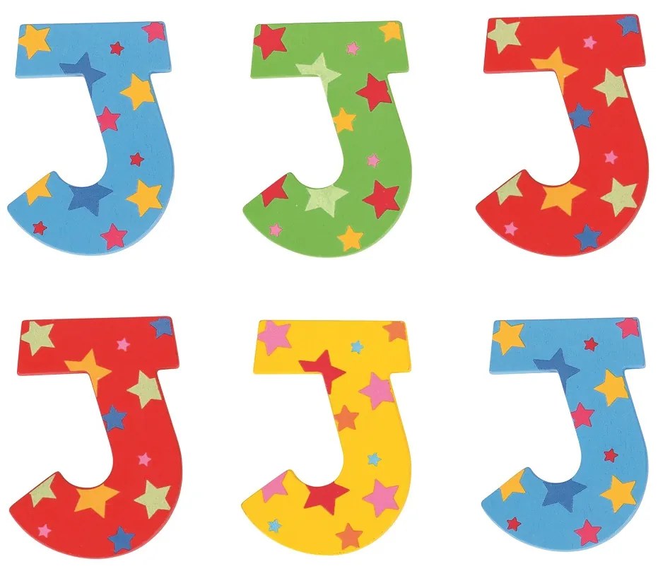 Bigjigs Toys Hvězdičkové písmenko J