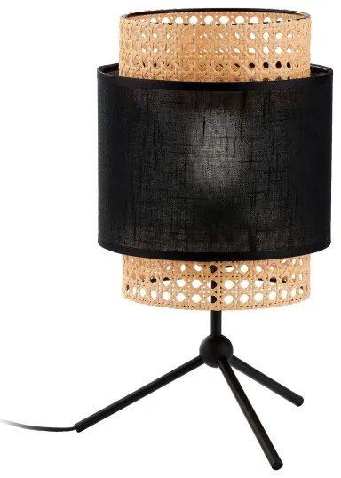 TK LIGHTING Sada osvětlení - BOHO, sestava č. 1, černá/slámová