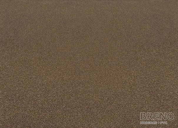 Breno Metrážový koberec GROOVE 855 tmavě hnědý, šíře 300 cm, Hnědá