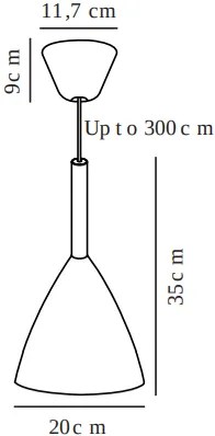 NORDLUX Pure závěsné světlo se dřevem Varianta: Pure 20, 40 W, Ø 200 mm, černá x jasan