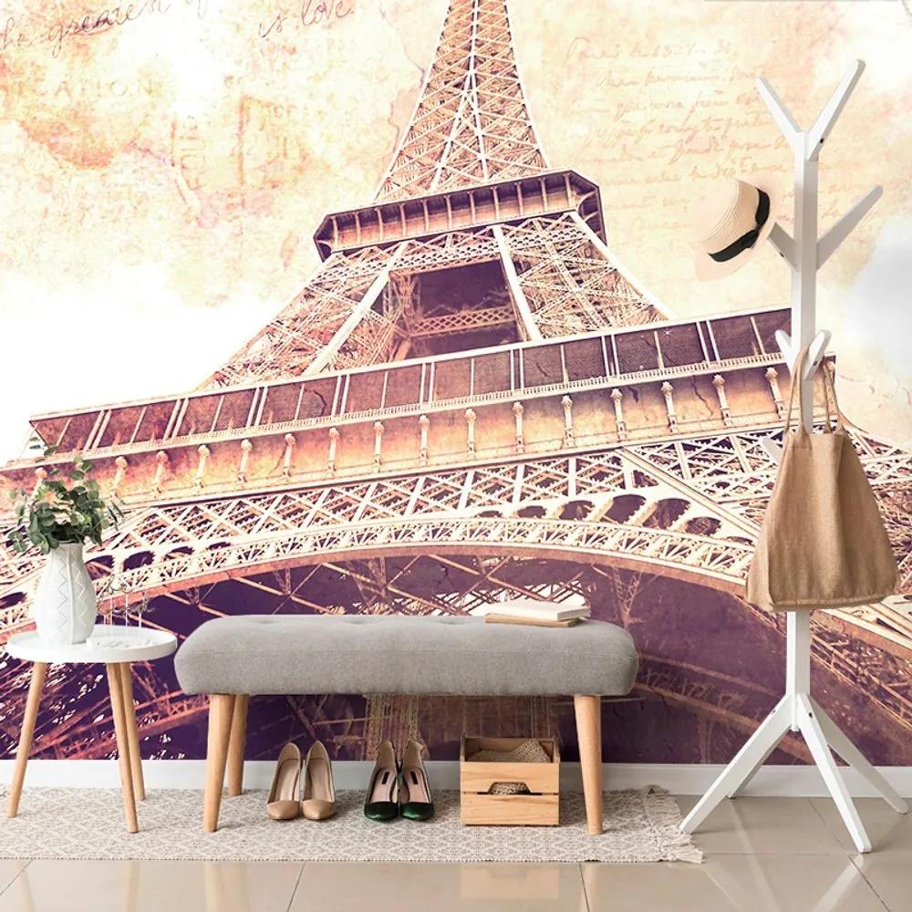 Samolepící tapeta Eiffelova věž v Paříži - 450x300 cm