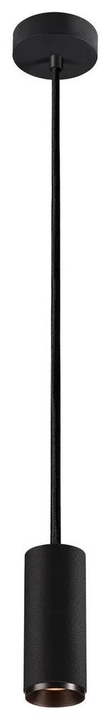 LA 1004434 NUMINOS® PD DALI S vnitřní LED závěsné svítidlo černá/černá 2700 K 24° - BIG WHITE (SLV)