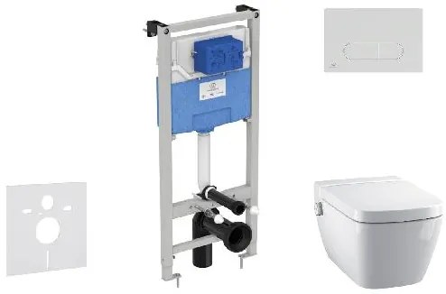 Ideal Standard ProSys - Set předstěnové instalace, sprchovací toalety a sedátka TECEone, tlačítka Oleas M1, Rimless, SoftClose, chrom ProSys120M SP60