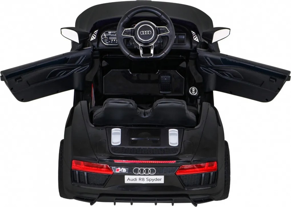 Ramiz Elektrické autíčko Audi R8 pro děti černé na akumulátor