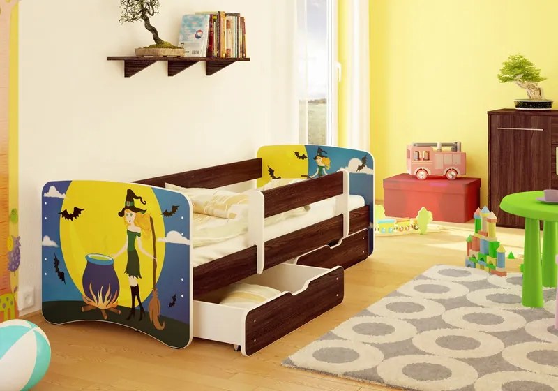 Dětská postel Nico vzor 48 180x90 cm - bílá barva zábrany