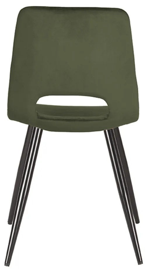LABEL51 jídelní židle JOSH zelená Color: Army green UK-30.303