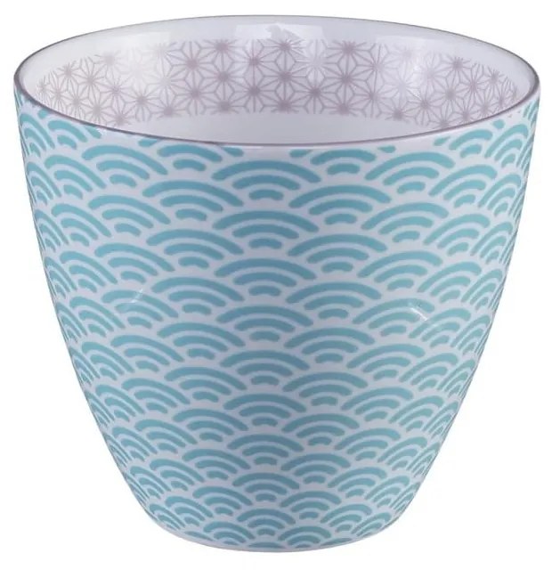Modro-bílý hrnek na čaj Tokyo Design Studio Star/Wave, 350 ml