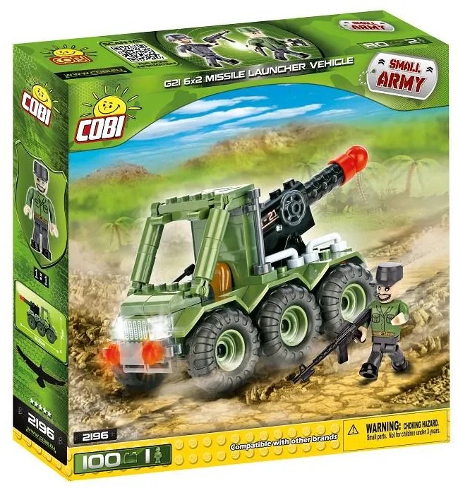 Cobi 2196 Small Army G21 Raketomet, 100 kostek