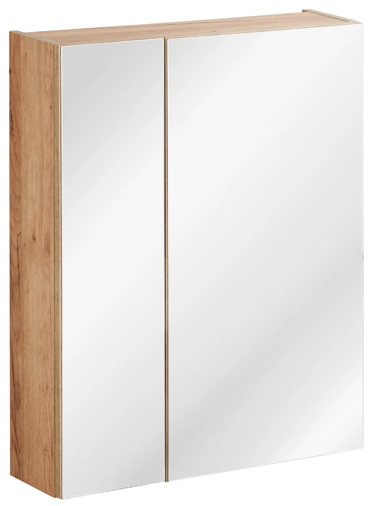 Zrcadlová skříňka CAPRI Oak 843 | 80 cm Capri | dub zlatý: Horní zrcadlová skříňka 843 - 80 cm