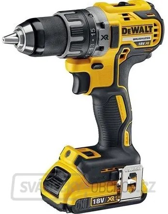Aku bezuhlíková vrtačka a šroubovák DeWALT DCD791D2 18V, 2x2,0 Ah + Kufr